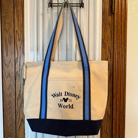 Disney | Bags | Walt Disney World Embroidered Canvas Tote | Poshmark